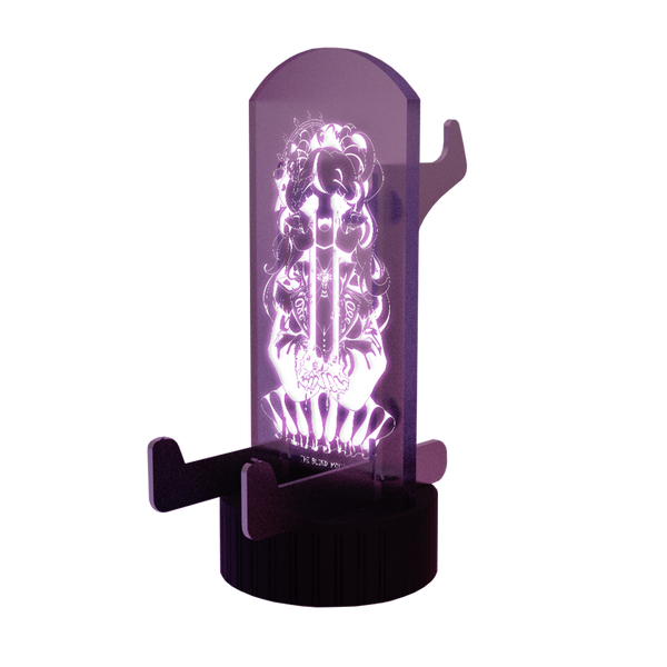 Ironmouse Blind Mouse Acrylic LED Headset Standee