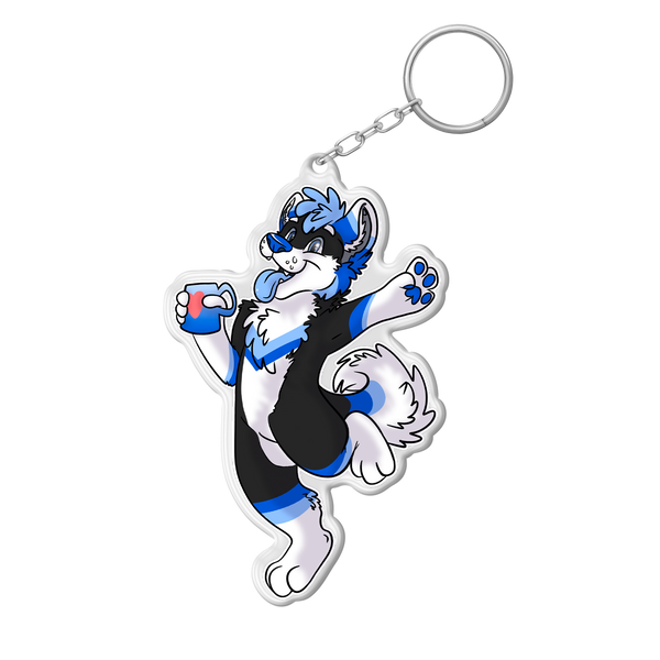 Reverb Husky Acrylic Keychain