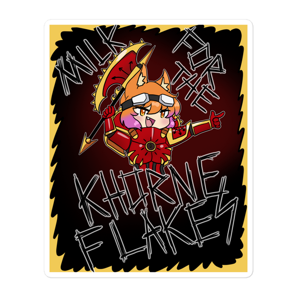 Khorne Flakes Bubble-free sticker